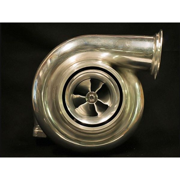 Large Frame 94mm TCT Turbocharger - 1650HP - Bullseye Power TCT Billet ...