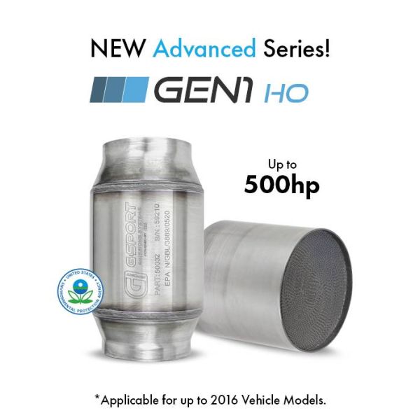Buy GESi G-Sport 300 CPSI Gen 1 EPA Compliant High Flow CAT (Universal ...